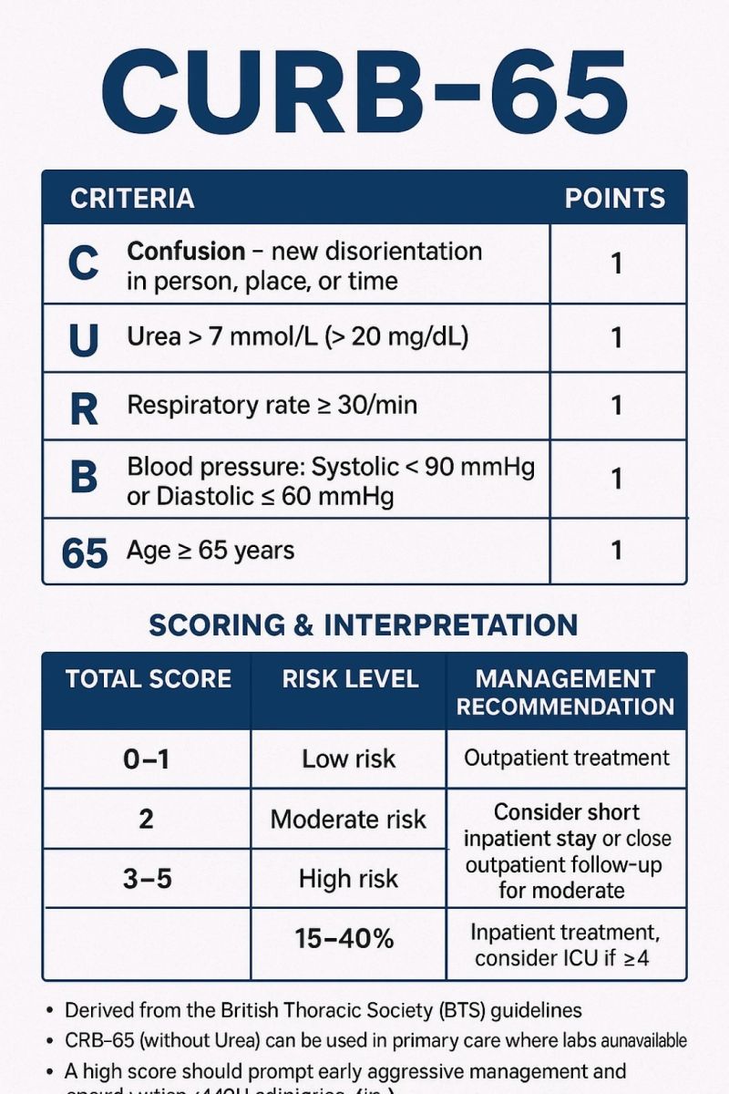 Respiratory Scoring Charts - SDC for Doctors